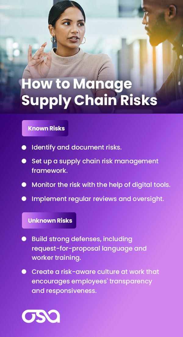 Risk Mitigation Strategies in Supply Chain | Osa Commerce